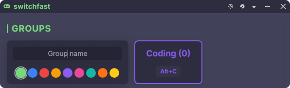 switchfast - Launch your digital and physical workspace with one shortcut.